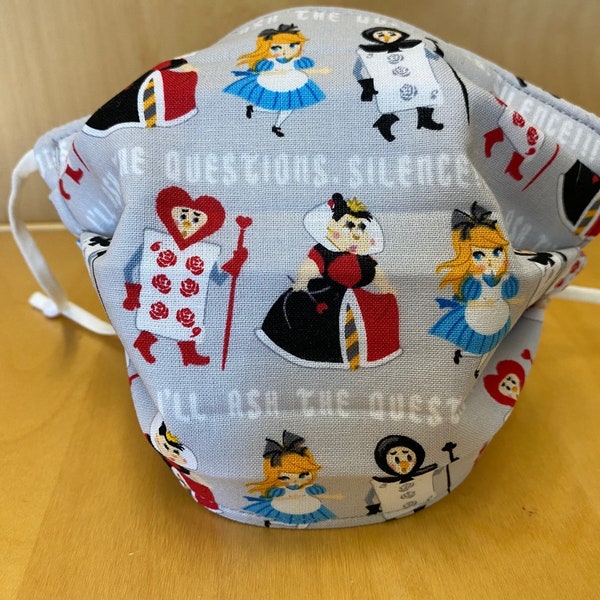 Alice in Wonderland Face Mask - Etsy