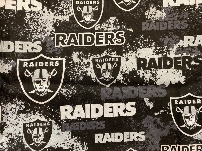 Raiders Football Face Mask 3 Layers Adjustable Nose | Etsy