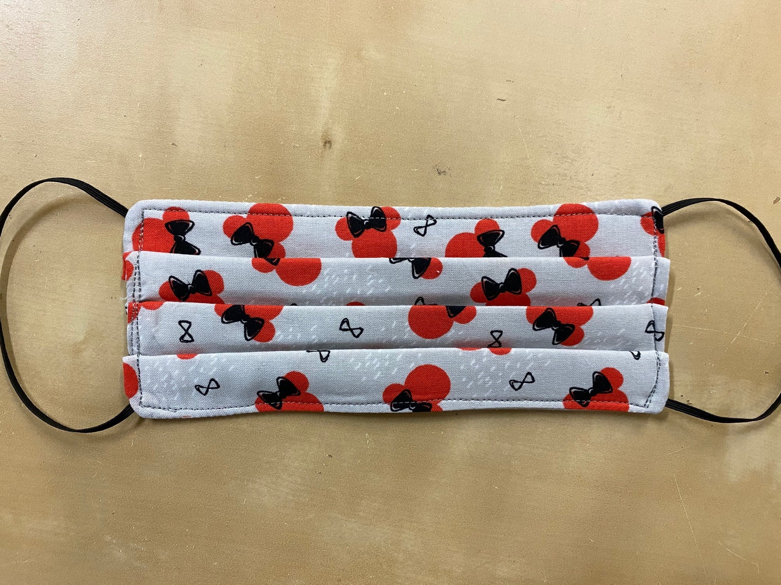 Minnie Face Mask Bows Galore 3 Layer Washable - Etsy