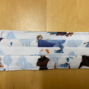 Frozen Face Mask Elsa and Anna 3 Layers, Adjustable Nose Bridge & Ear ...