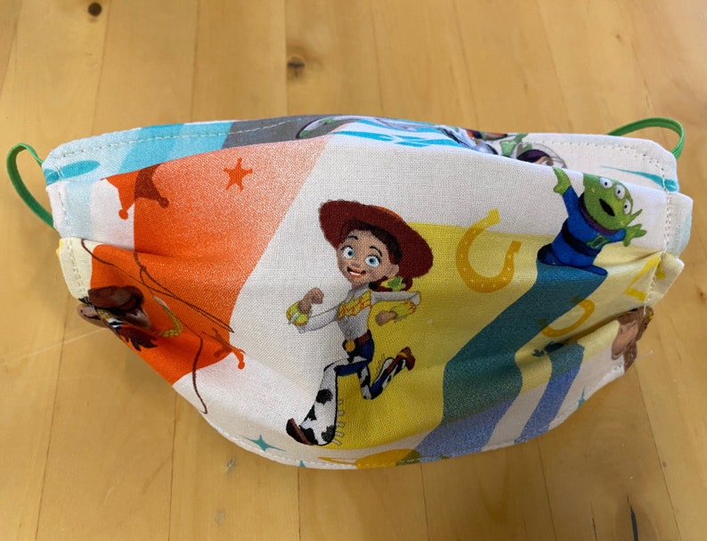 Toy Story Face Mask Pixar 3 Layer Washable - Etsy