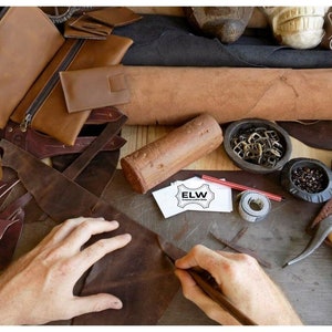 4LB Leather Scraps - HEAVY WEIGHT 7oz-12oz Vegetable Tan Tooling ...