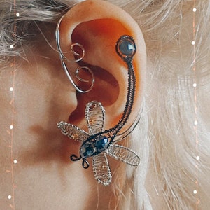 dragonfly ear cuff