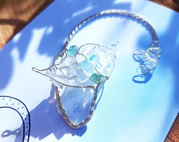 Mermaid Tail Ear Wrap, Mermaid Jewelry, Mermaid Earring, Mermaid Ear ...