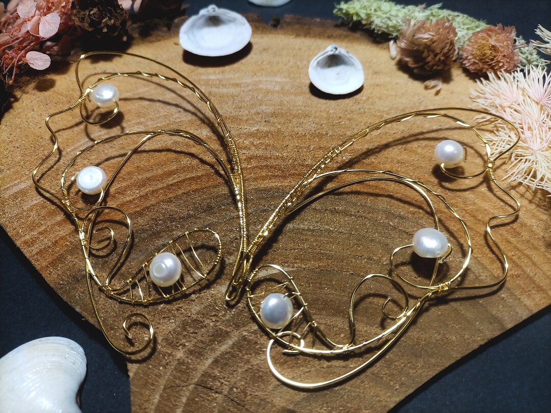 Mermaid Inspired Ear Cuffs, Cosplay Wrap Earrings, Siren Ears Jewelry ...