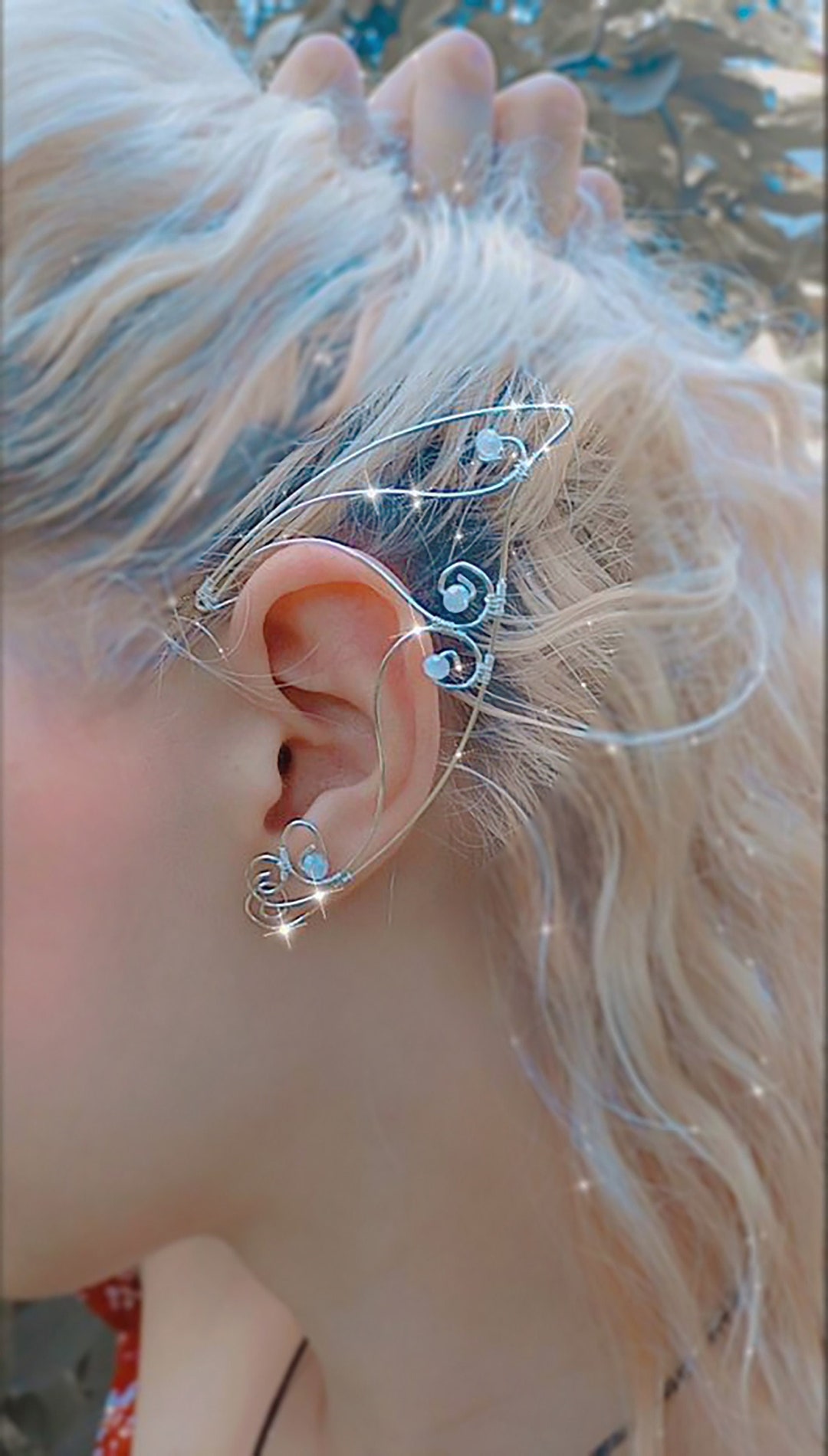 Elven Ear Cuffs, Fae Ears, Elf Jewelry, Cosplay Elven Wrap Earrings ...