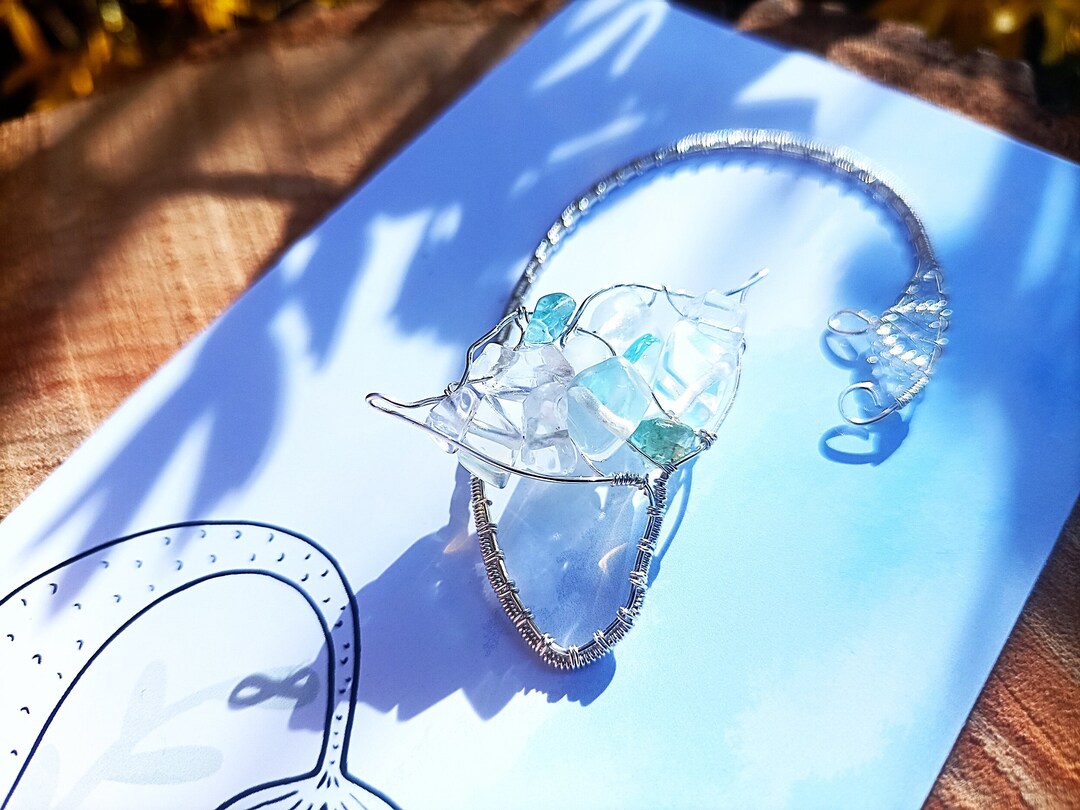 Mermaid Tail Ear Wrap, Mermaid Jewelry, Mermaid Earring, Mermaid Ear ...