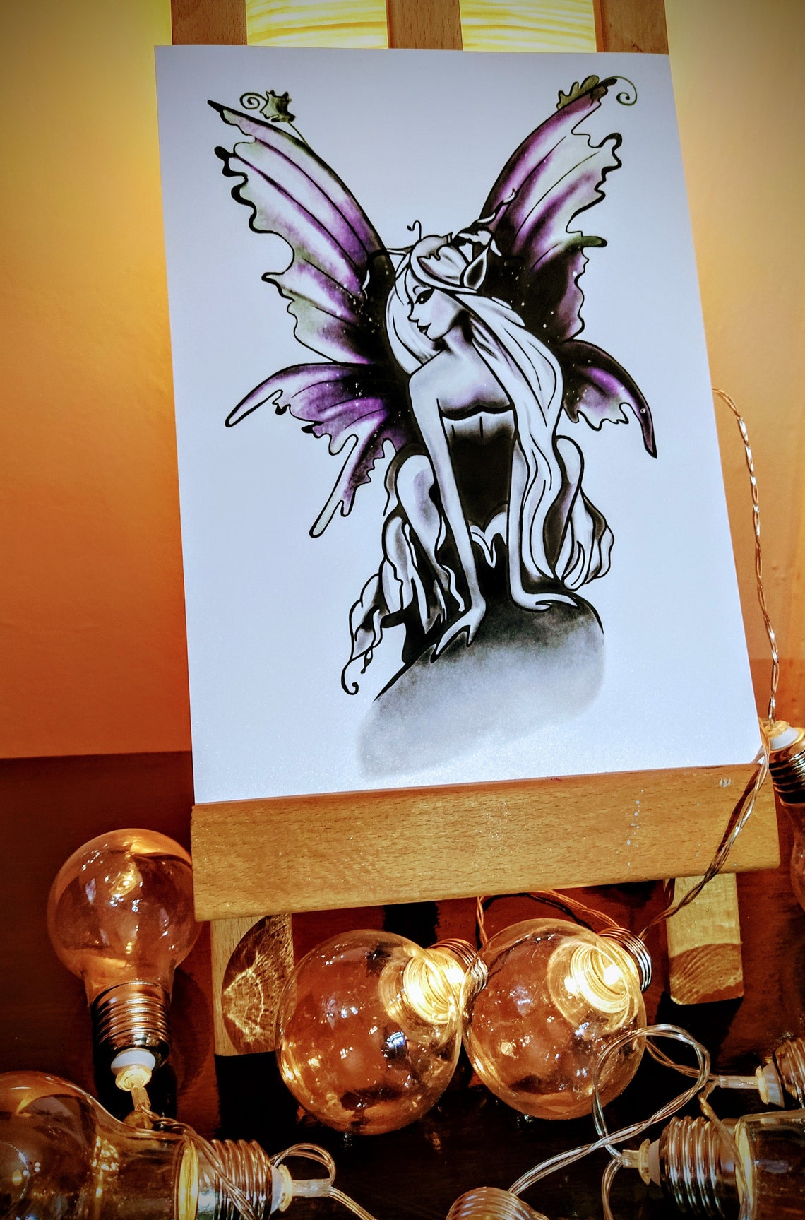 Mischievous Magic Fairy Enchanting Print Fantasy Art Print - Etsy