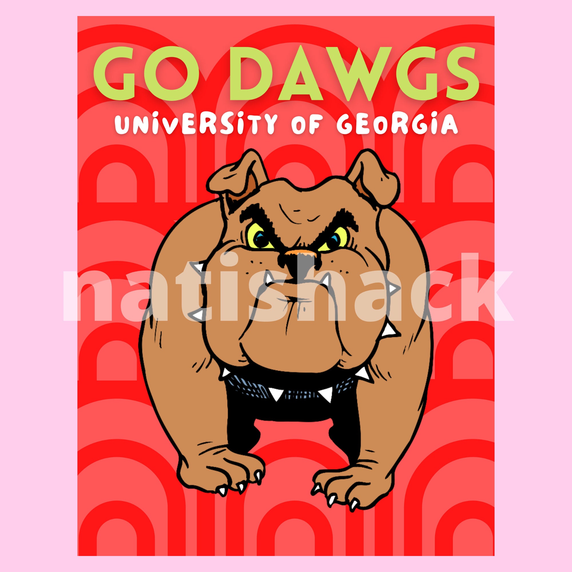 University of Georgia Poster Pack (digital Download) - Etsy