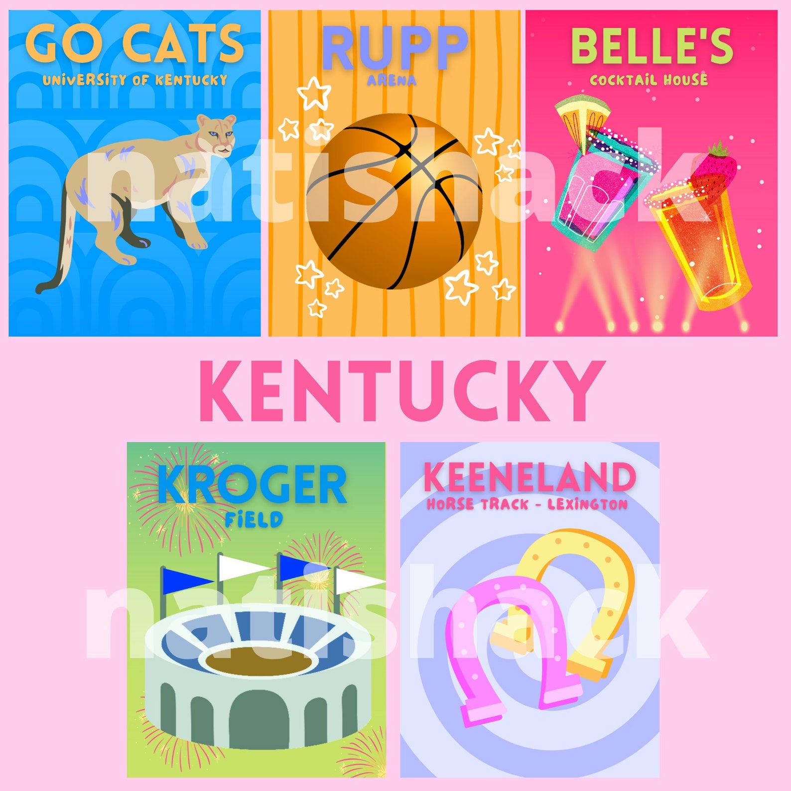 University of Kentucky Poster Pack (digital Download) - Etsy