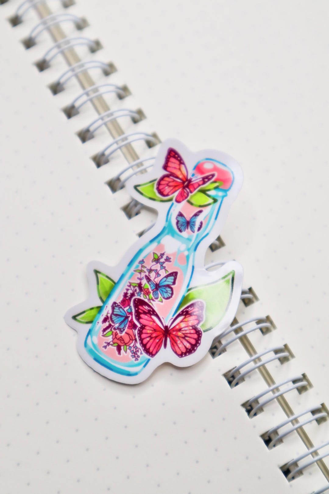 Butterfly Ramune Bottle Sticker | Waterproof Vinyl Decal - Etsy