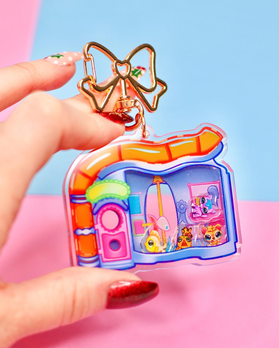Littlest Pet Shop Toy Inspired Shaker Keychain | Keychain Charm | LPS ...