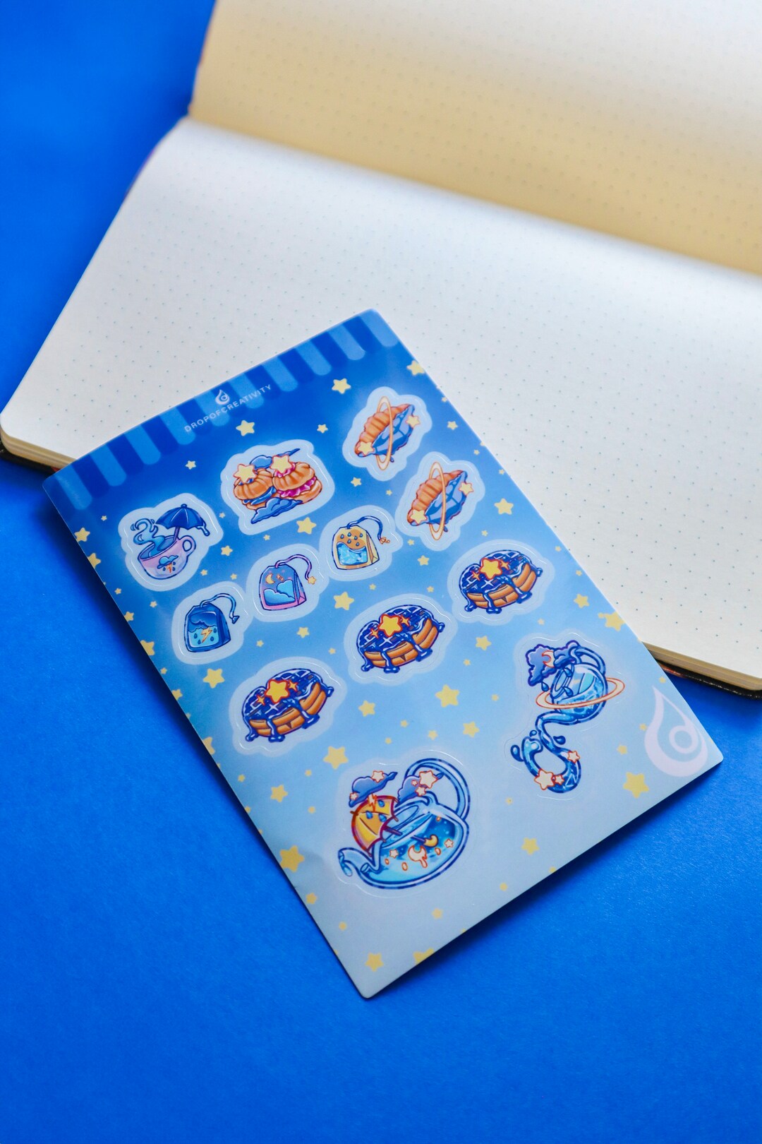 Stormy Tea Sticker Sheet | Kawaii Stickers | Cute Stationery | Planner ...