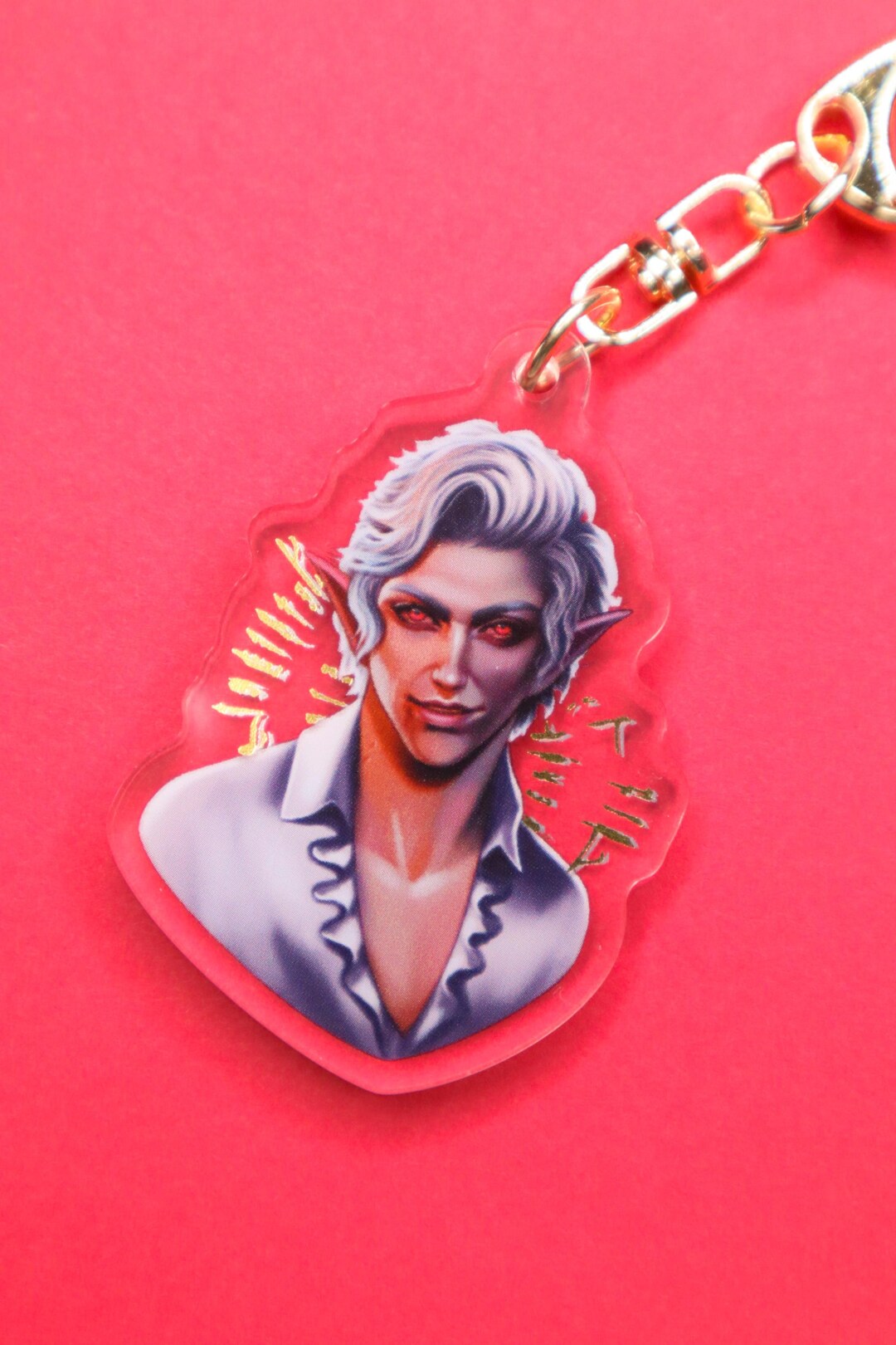 Astarion the Pale Elf Keychain | Baldur’s Gate 3 Keychain | Video Game ...