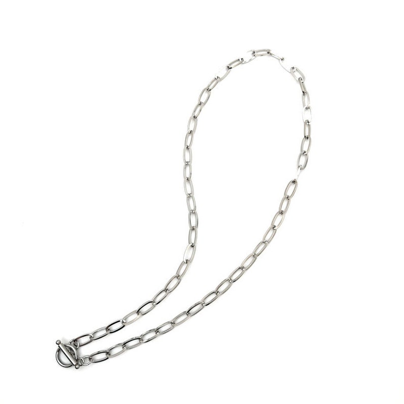 Minimal Chain Necklace Simple Chain Necklace Silver Chain | Etsy