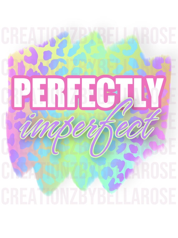 Card Making & Stationery Papercraft Perfectly imperfect png positivity ...