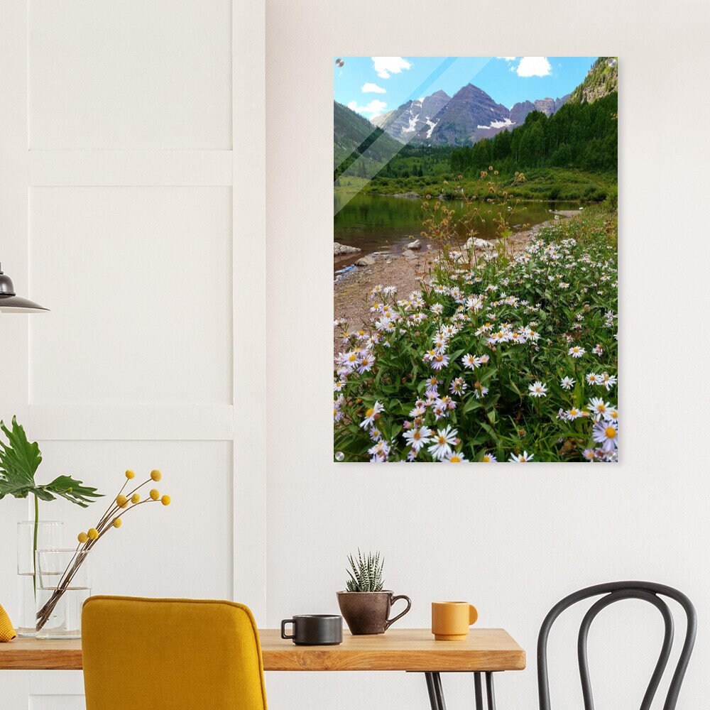 Acrylic Print of Maroon Bells in Colorful Colorado - Etsy