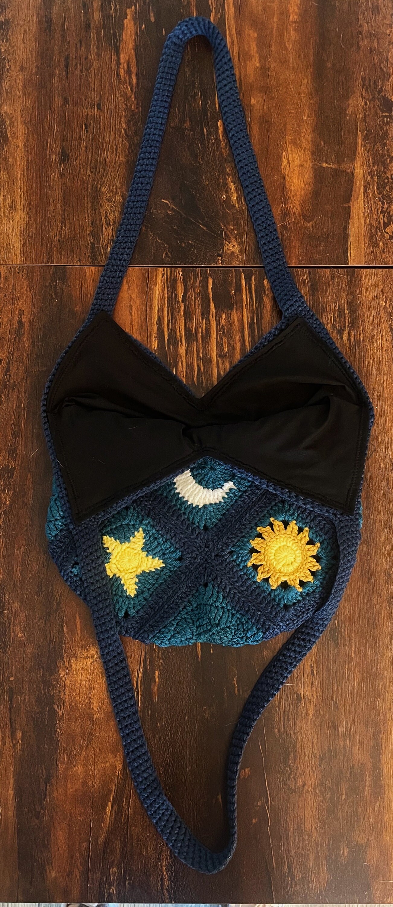 Sun Moon and Star Crochet Bag - Etsy