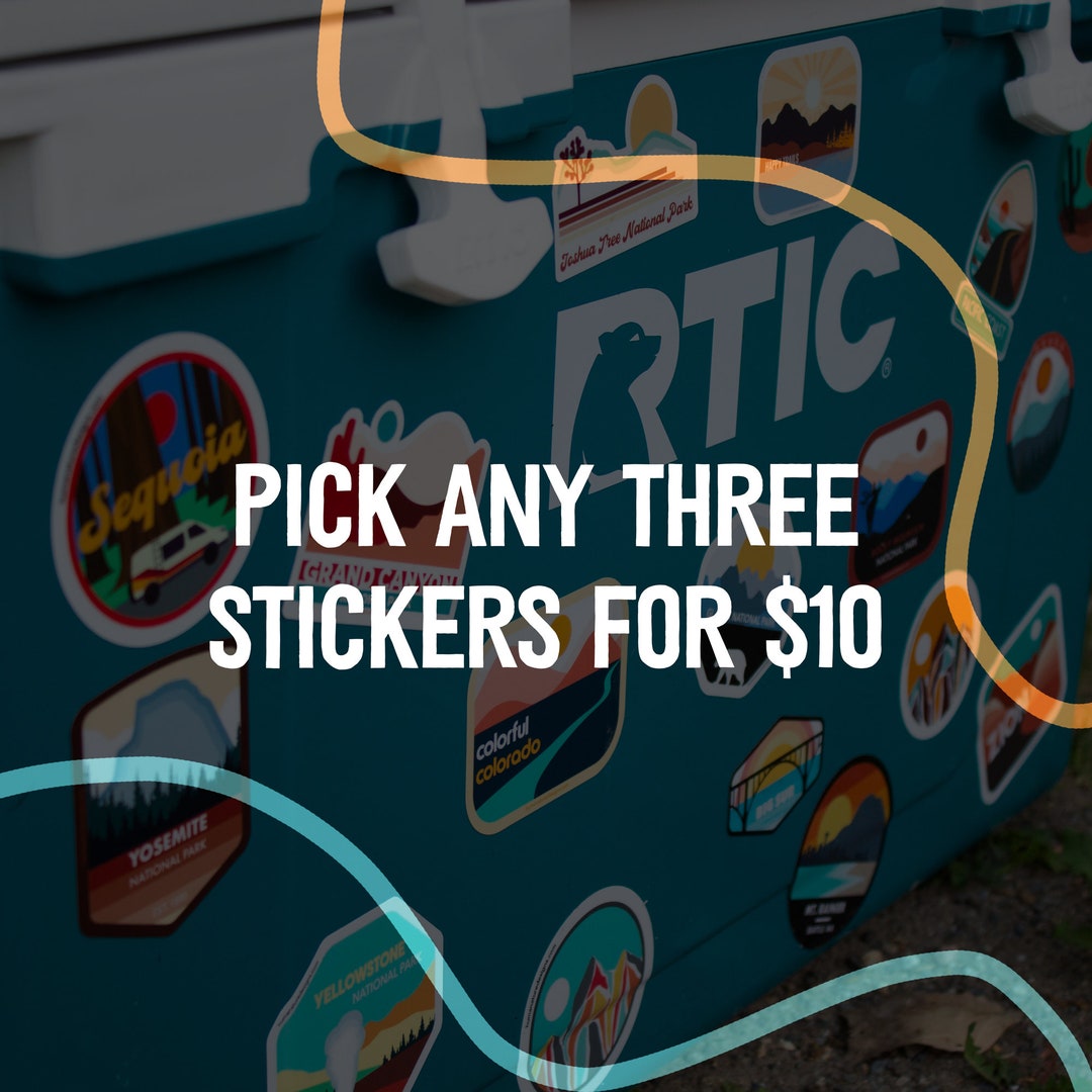 National Parks Sticker Pack - Any 3 Stickers for 10 (please Read ...