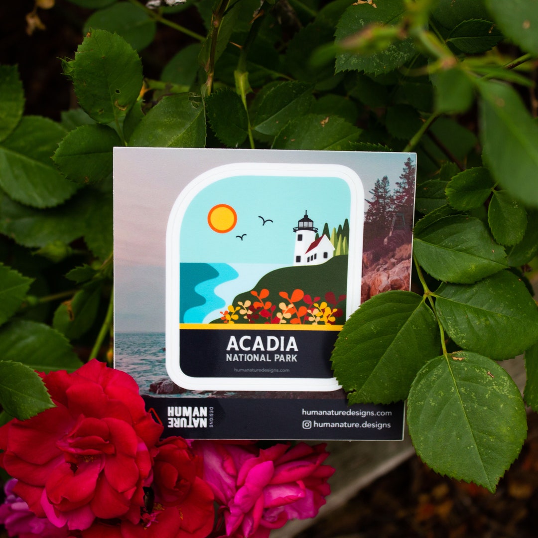 Acadia National Park Sticker Acadia Sticker National Park - Etsy