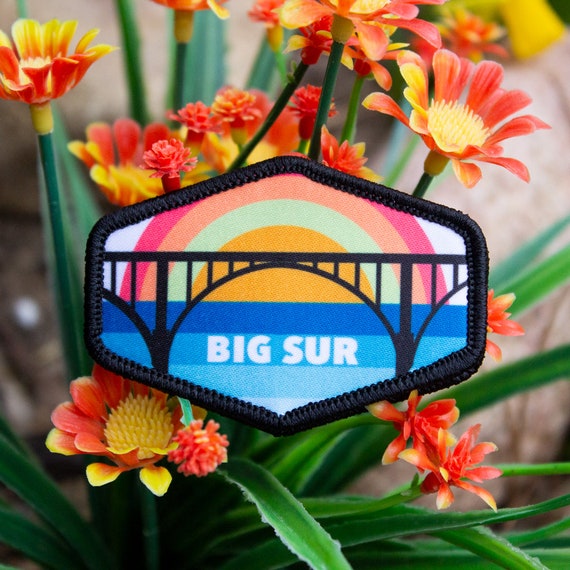 Retro Big Sur Patch / California Patch California Gifts | Etsy