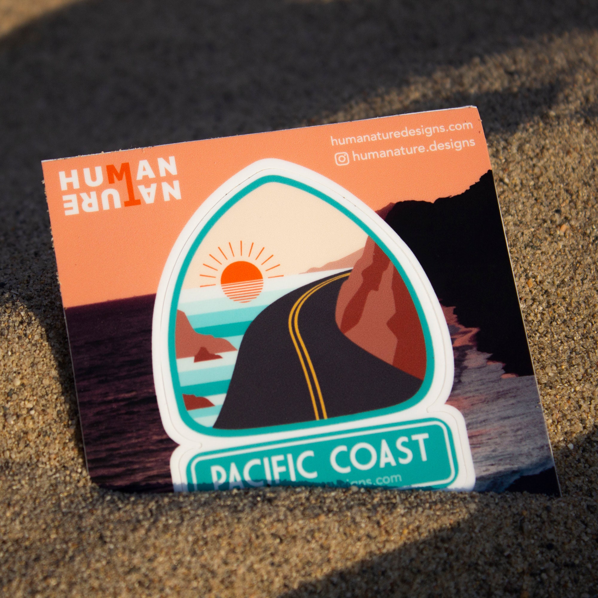 Pacific Coast Highway 1 Sticker Retro California Sticker - Etsy