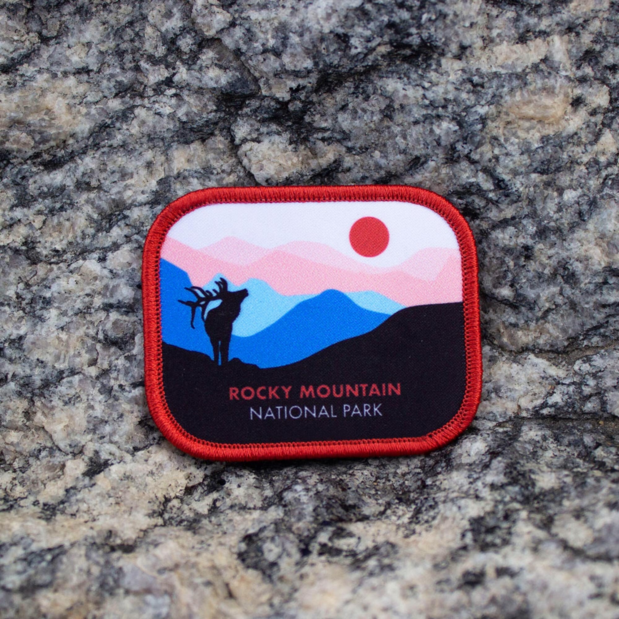 Rocky Mountain National Park Patch, Colorado Patch - Iron-on or Sew-on ...