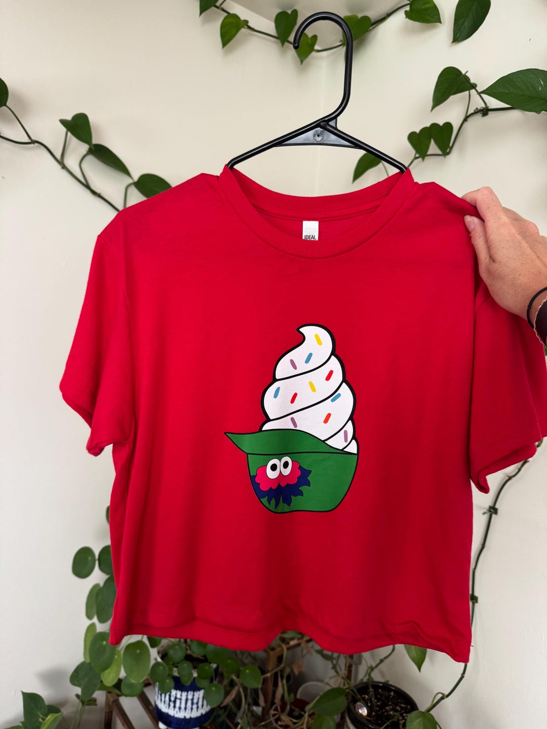 Philly Phan Ice Cream Helmet Crop Top - Etsy