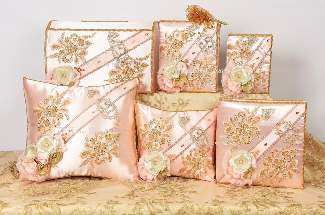 Set De Cojines Para Quinceanera/custom Made Pillow Set/ Set De Cojines ...