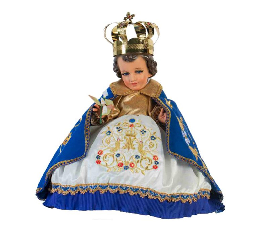 Trajecito Candelaria Para Niño Dios Con Accesorios Incluidos/baby Jesus ...