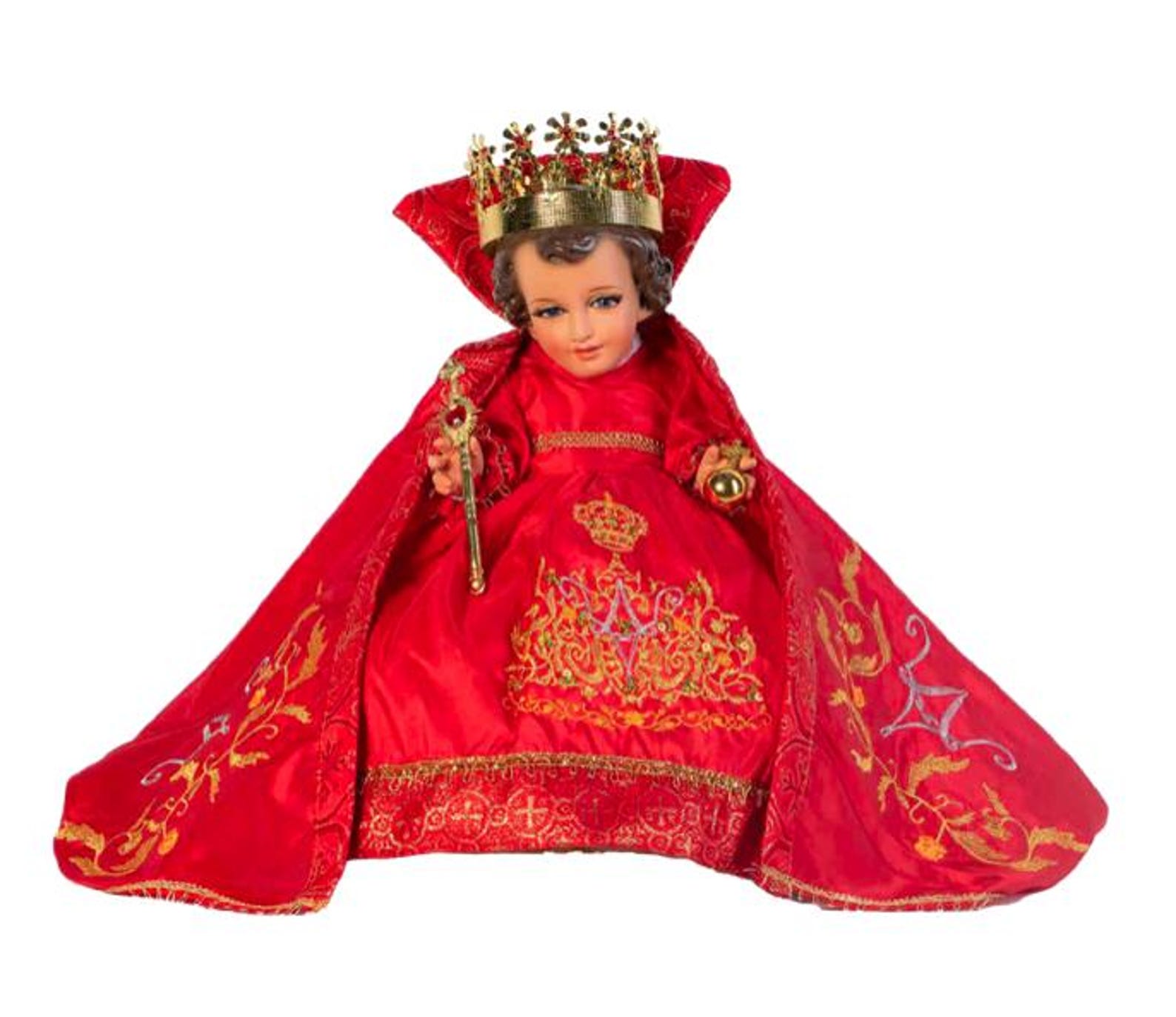 Trajecito De Cristo Rey Para Niño Dios Con Accesorios Incluidos/baby ...