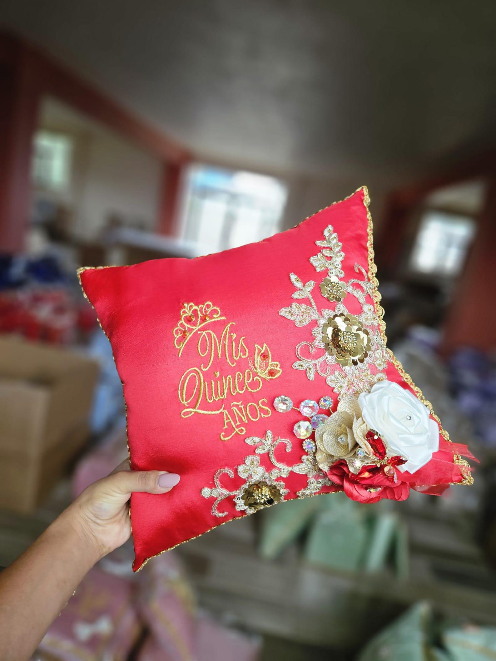 Set De Cojines Para Quinceanera/custom Made Pillow Set/ Set De Cojines ...