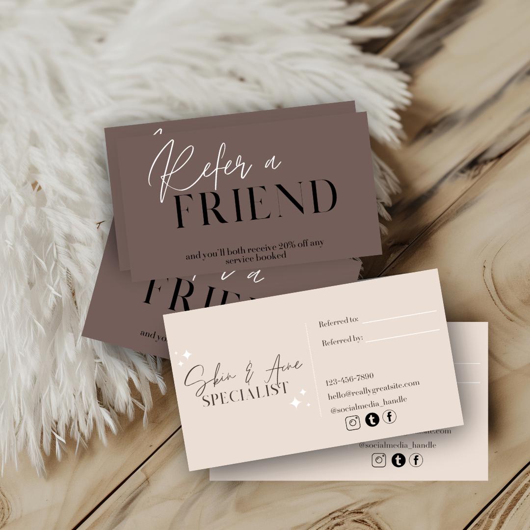 Esthetician Refer a Friend | Gain Clientele | Digital Download ...
