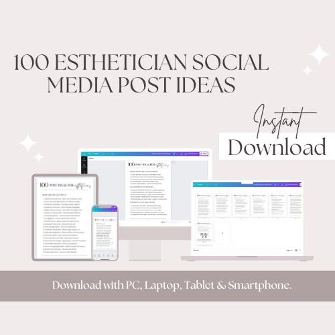 100 Trending Esthetician Social Media Post Ideas |engagement Booster ...