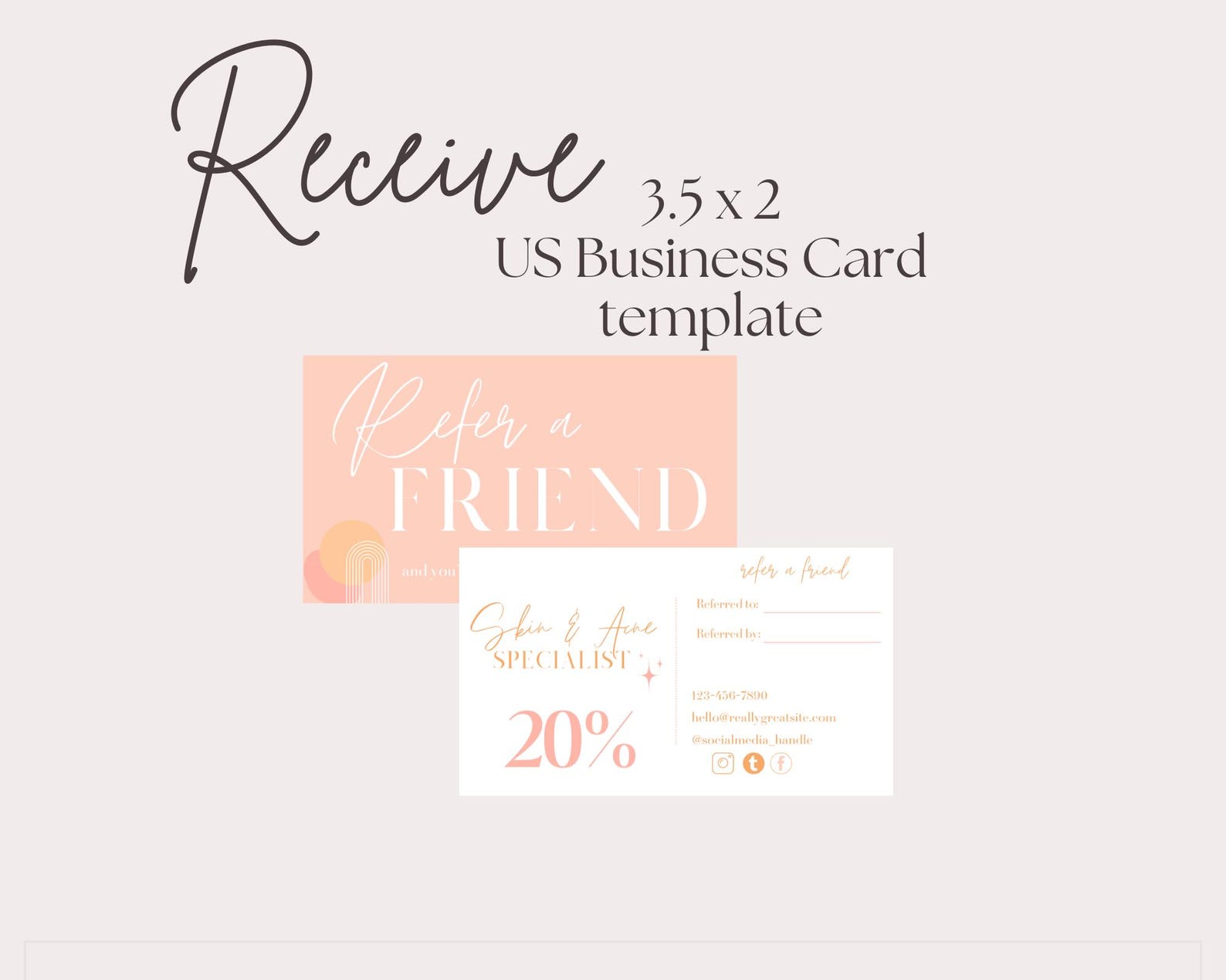 Esthetician Refer a Friend | Gain Clientele | Digital Download ...
