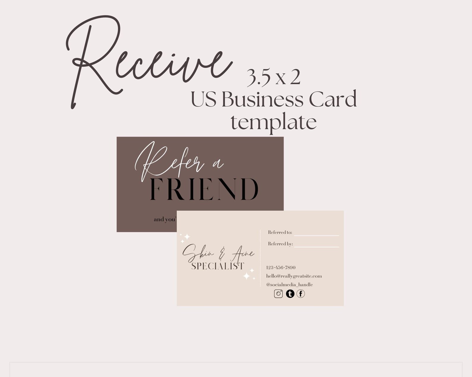 Esthetician Refer a Friend | Gain Clientele | Digital Download ...