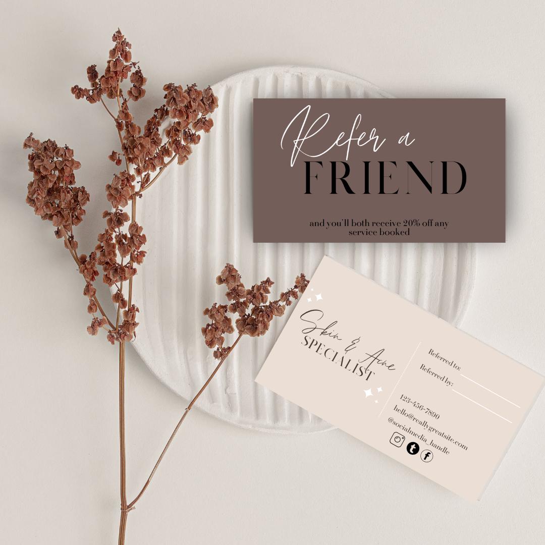 Esthetician Refer a Friend | Gain Clientele | Digital Download ...