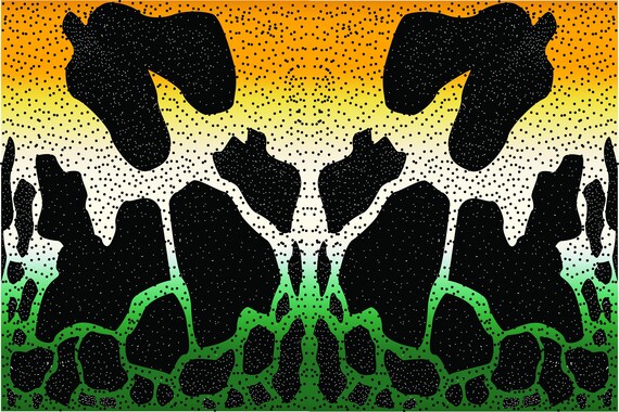 Red Headed Poison Dart Frog Pattern Print Digital Download | Etsy