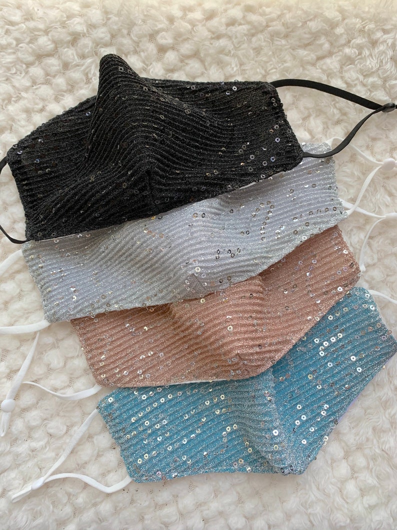 Face Mask Fashion Face Mask Sequins Face Mask Cotton - Etsy