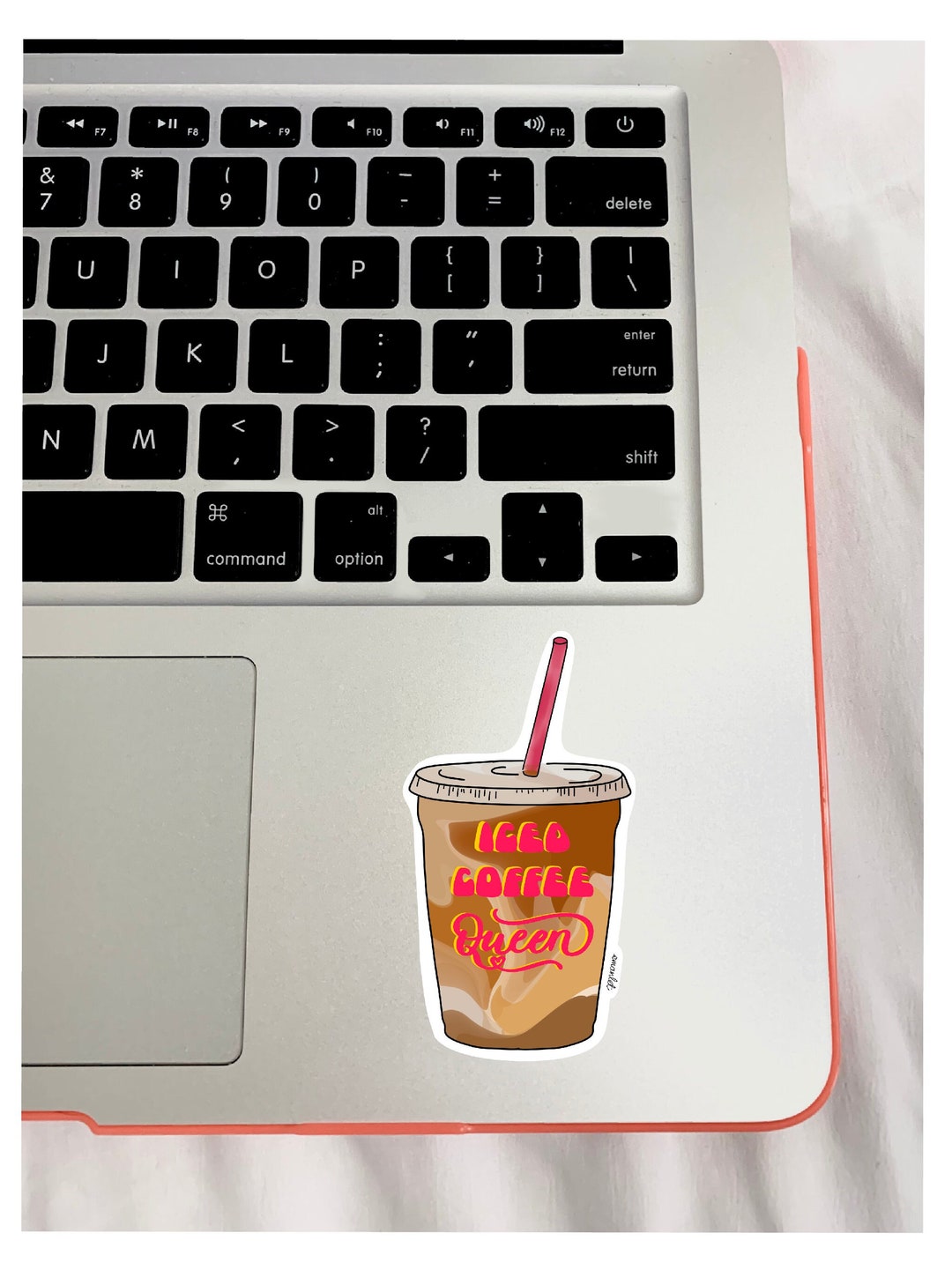 Iced Coffee Queen Sticker Iced Coffee Lover - Etsy