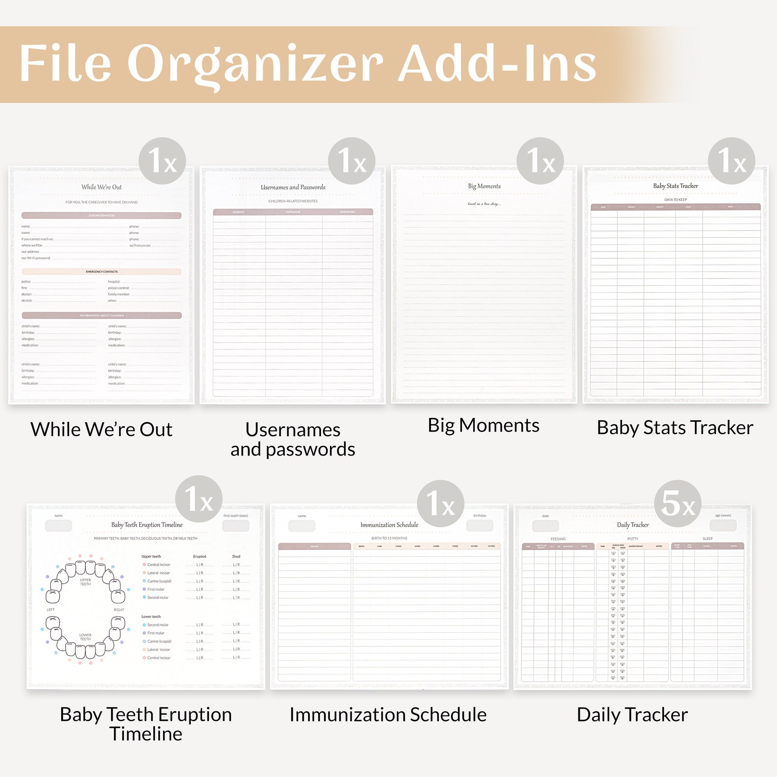Printable Infant Daily Log, Baby Daily Tracker, Baby Schedule, Newborn ...
