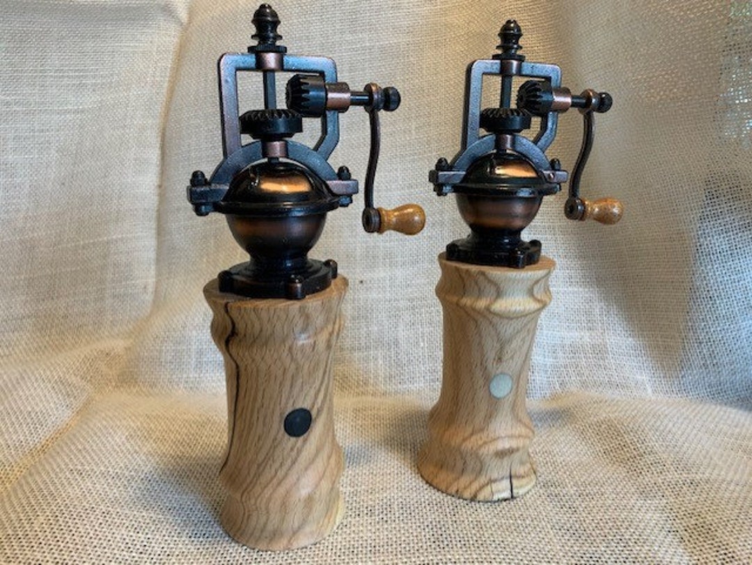 Oak Handcrafted Pepper Mill - Etsy
