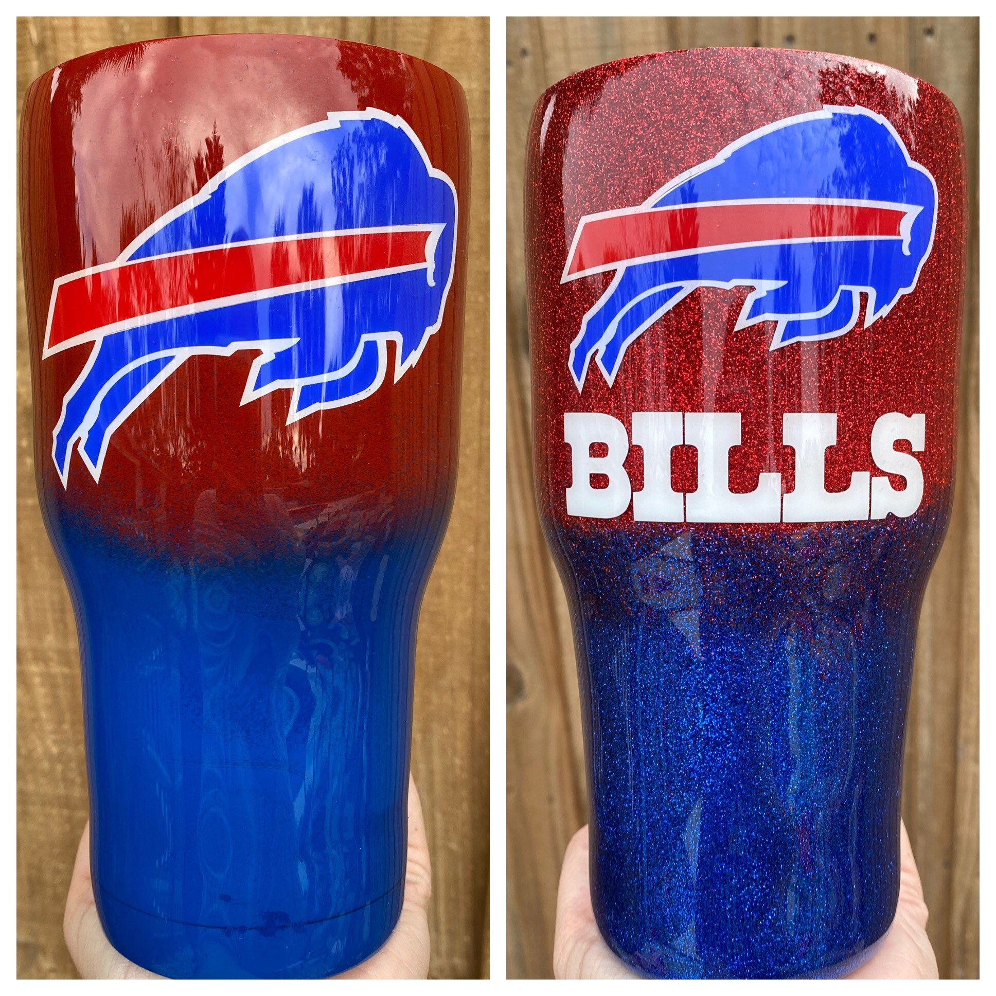 Buffalo Bills Custom Stainless Steel Cup Tumbler Yeti Rtic | Etsy