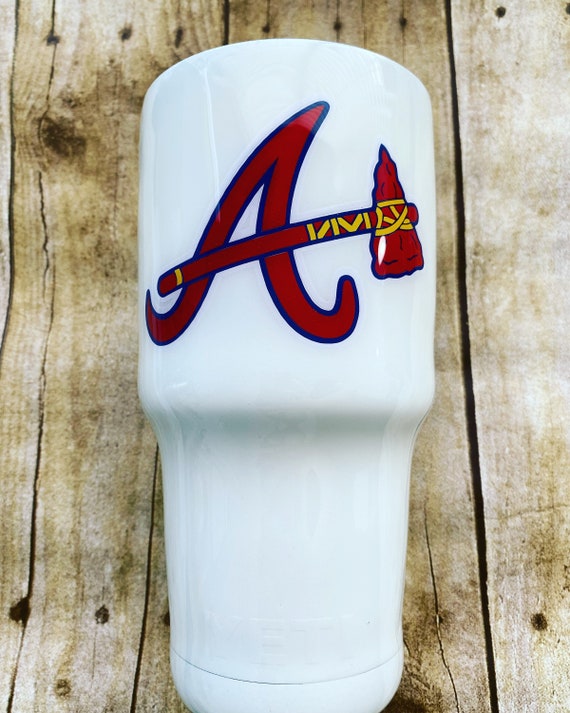 Atlanta Braves Custom Stainless Steel Cup Tumbler Yeti Rtic - Etsy