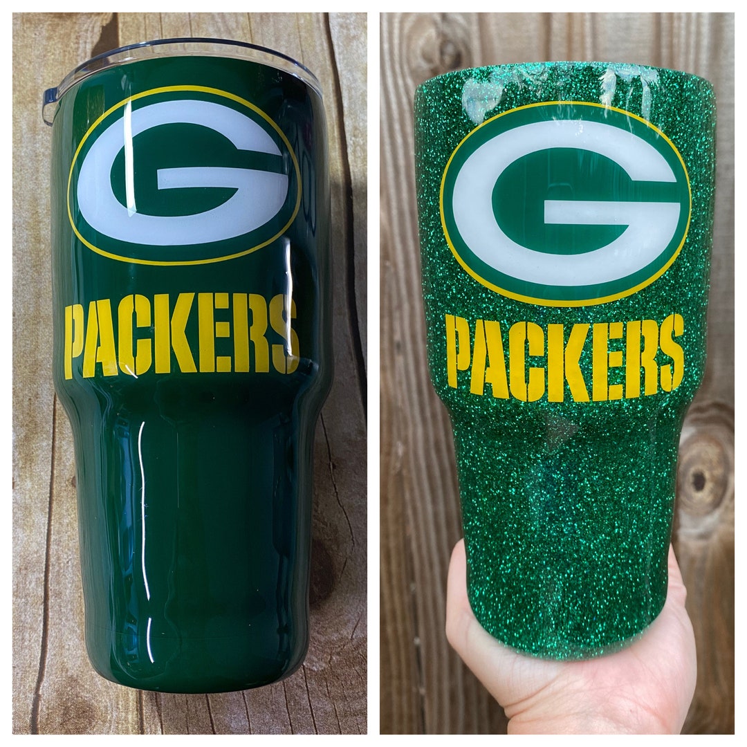 Green Bay Packers NFL Custom Stainless Steel Cup Tumbler Yeti - Etsy