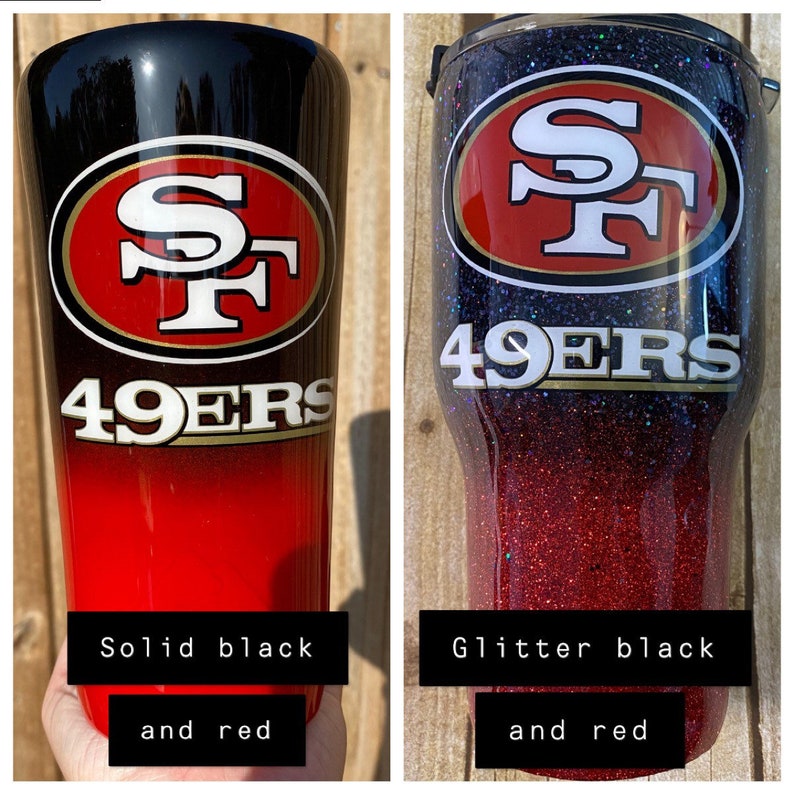 San Francisco 49ers NFL Custom Stainless Steel Cup Tumbler | Etsy