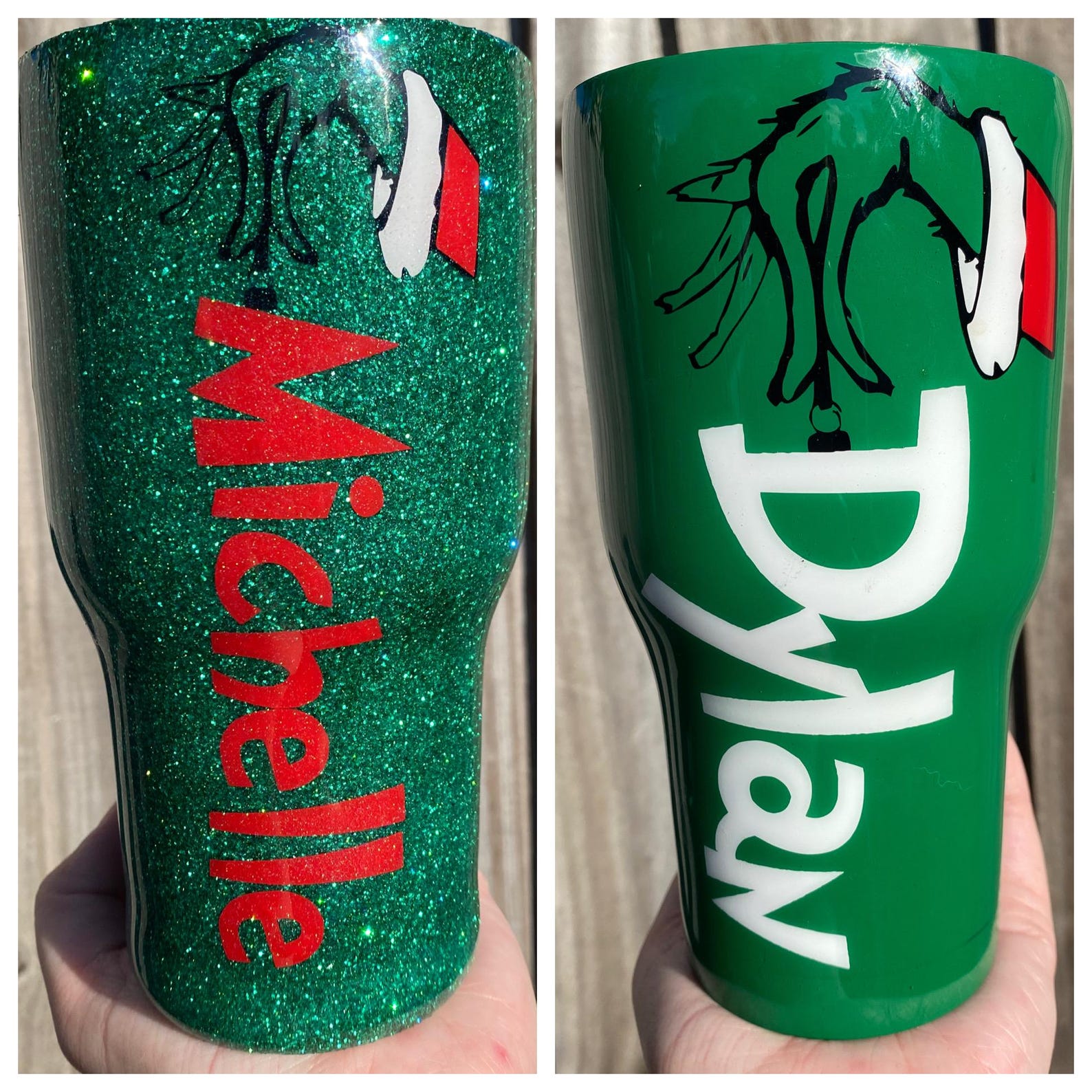 Grinch Custom Stainless Steel Cup Tumbler Yeti - Etsy