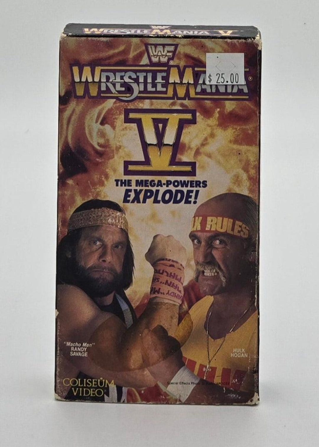 1989 WWF Wrestlemania V VHS Tape - Etsy