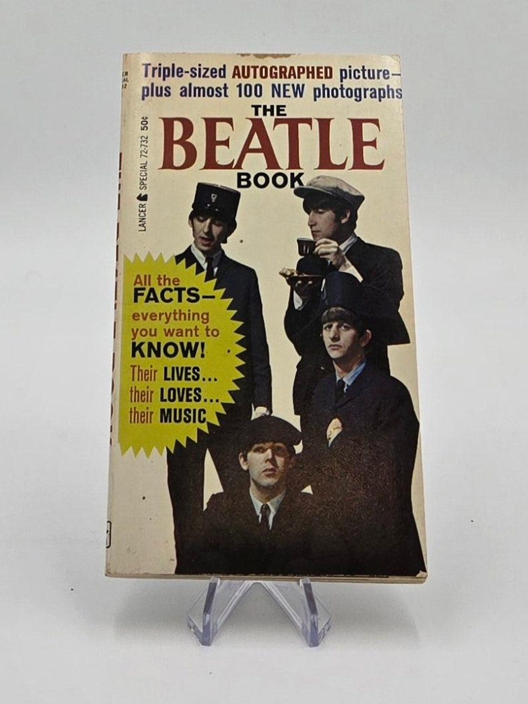 1964 the Beatle Book Lancer Special Paperback Book - Etsy