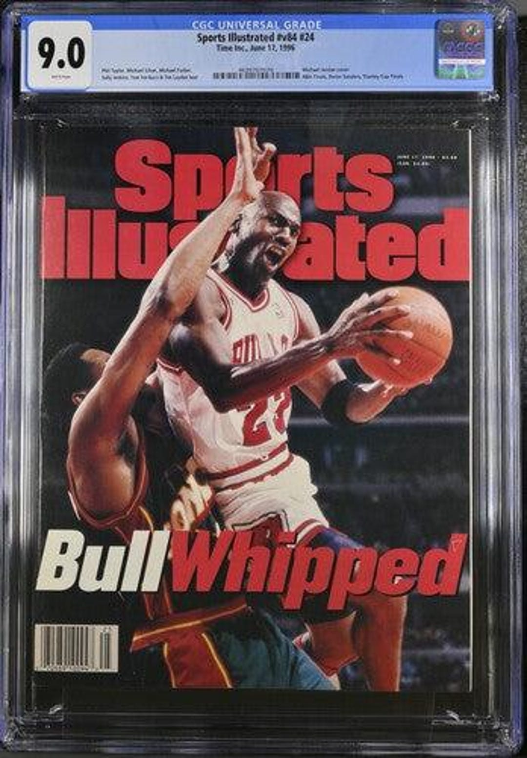 1996 Sports Illustrated Graded Magazine CGC 9.0 Michael Jordan ...